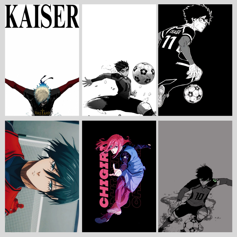 Blue Lock Player Combo of 6 Poster – Mangastore