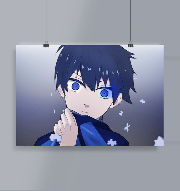 Isagi Blue Lock Poster Landscape Blue Lock – Mangastore
