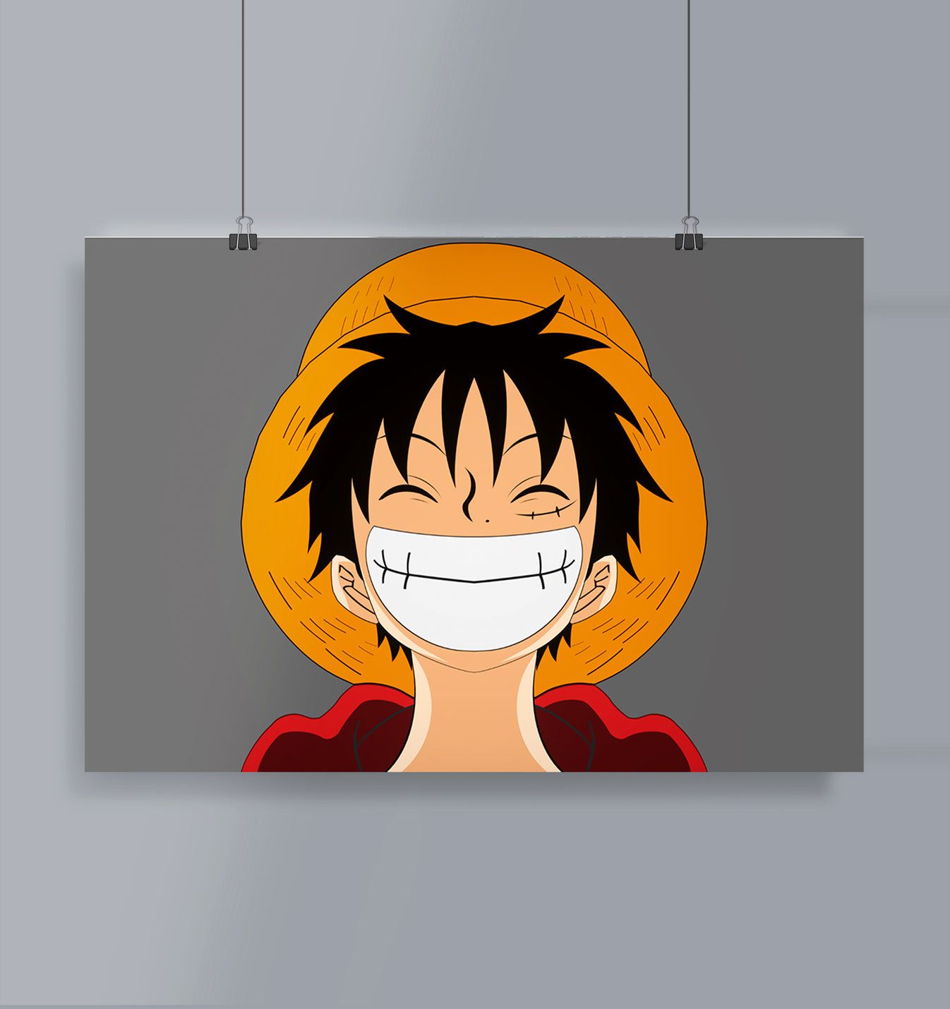 Smiling Luffy Poster Landscape One Piece – Mangastore