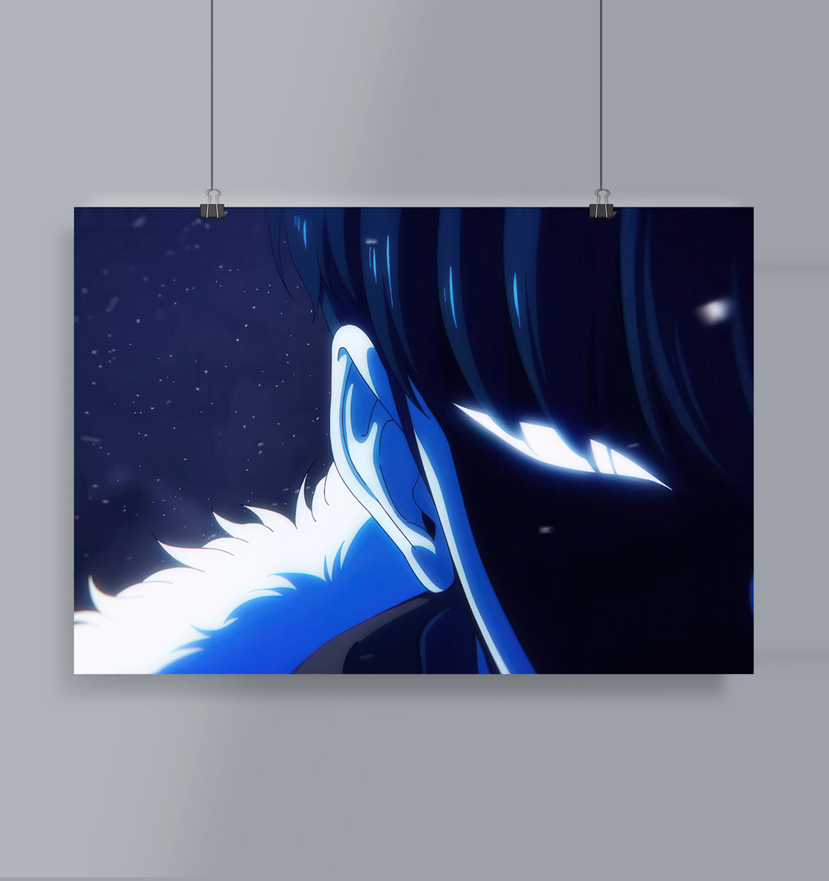 Sungjin Woo Shadow Monarch Poster Landscape Solo Leveling – Mangastore
