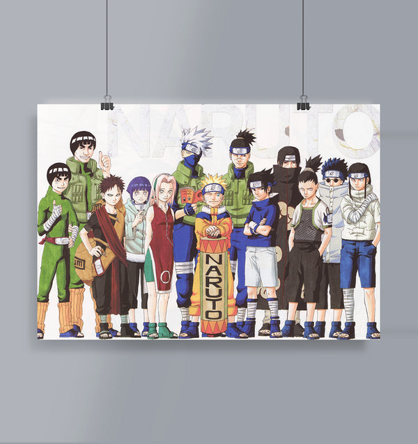 Naruto Characters Poster Landscape – Mangastore
