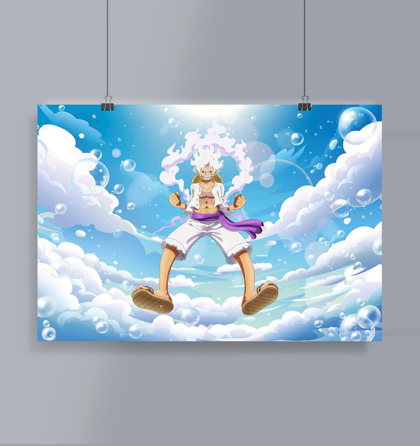 Gear Five Luffy 13*19 1 Landscape One Piece – Mangastore