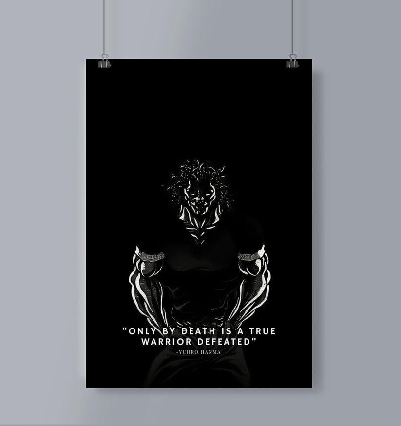 Yujiro Hanma Poster Portrait Baki – Mangastore