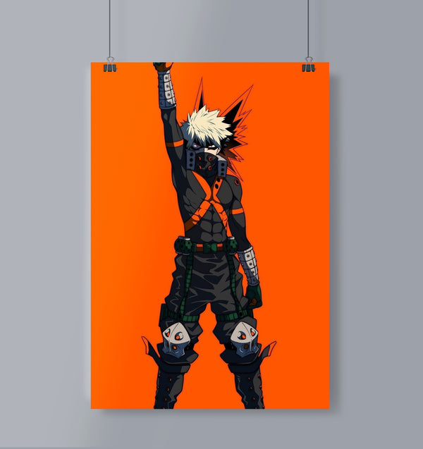 Katsuki Bakugo 19*13 Poster Portrait My Hero Academia – Mangastore