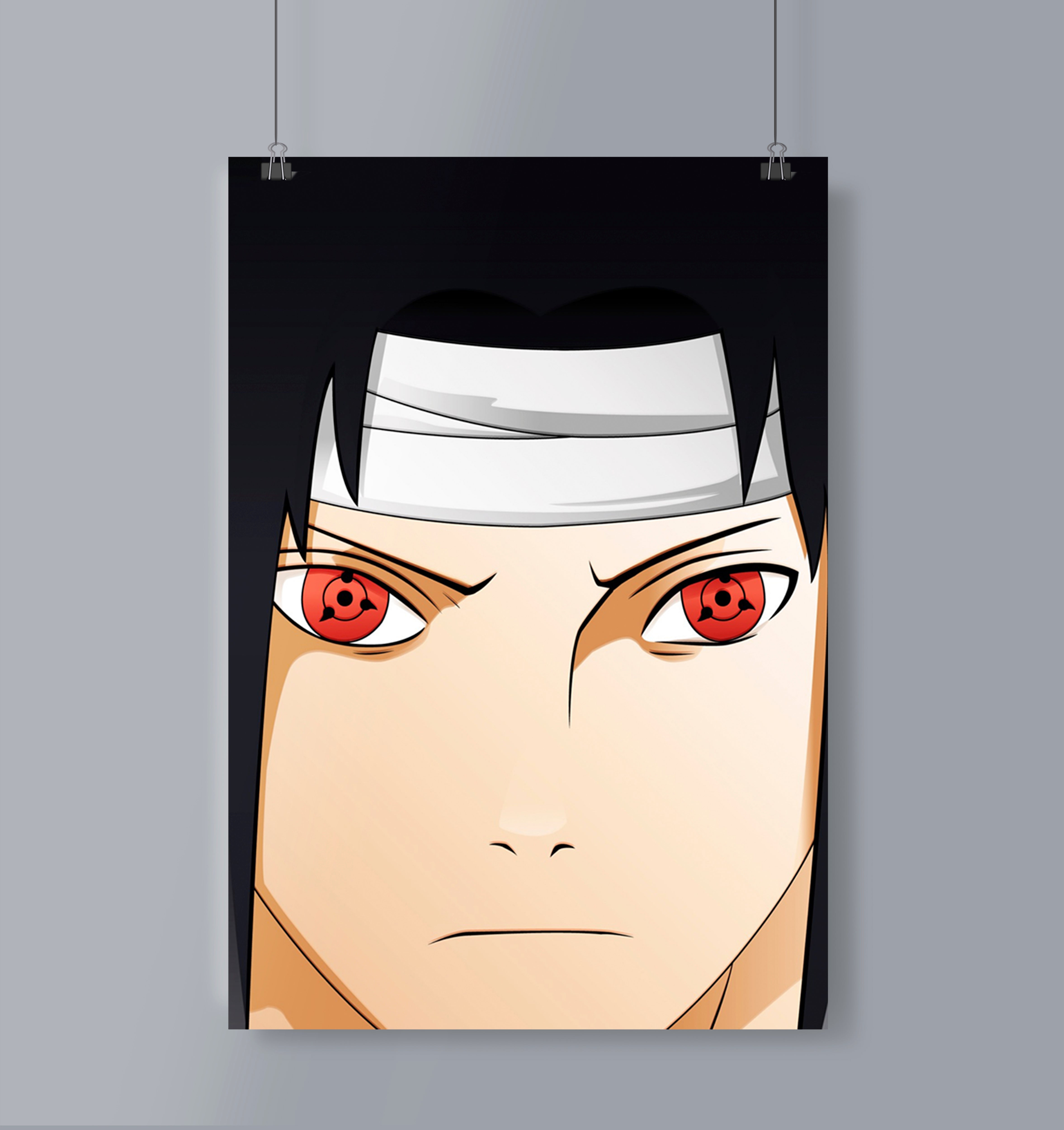 Sasuke Sharingan Poster Portrait – Mangastore